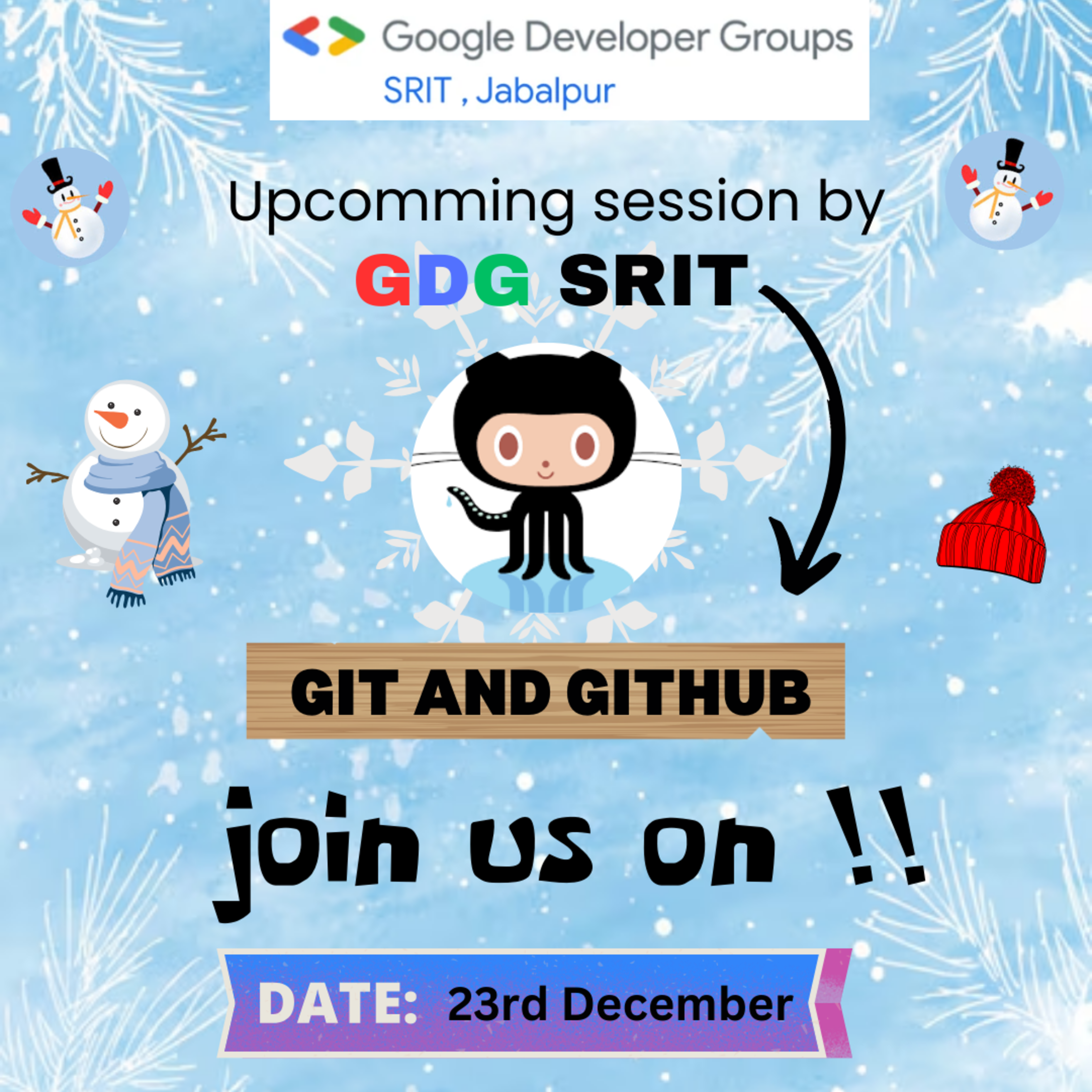 See Tech Winter Break + GDG on Campus Shri Ram Institute of Technology at Google Developer ...